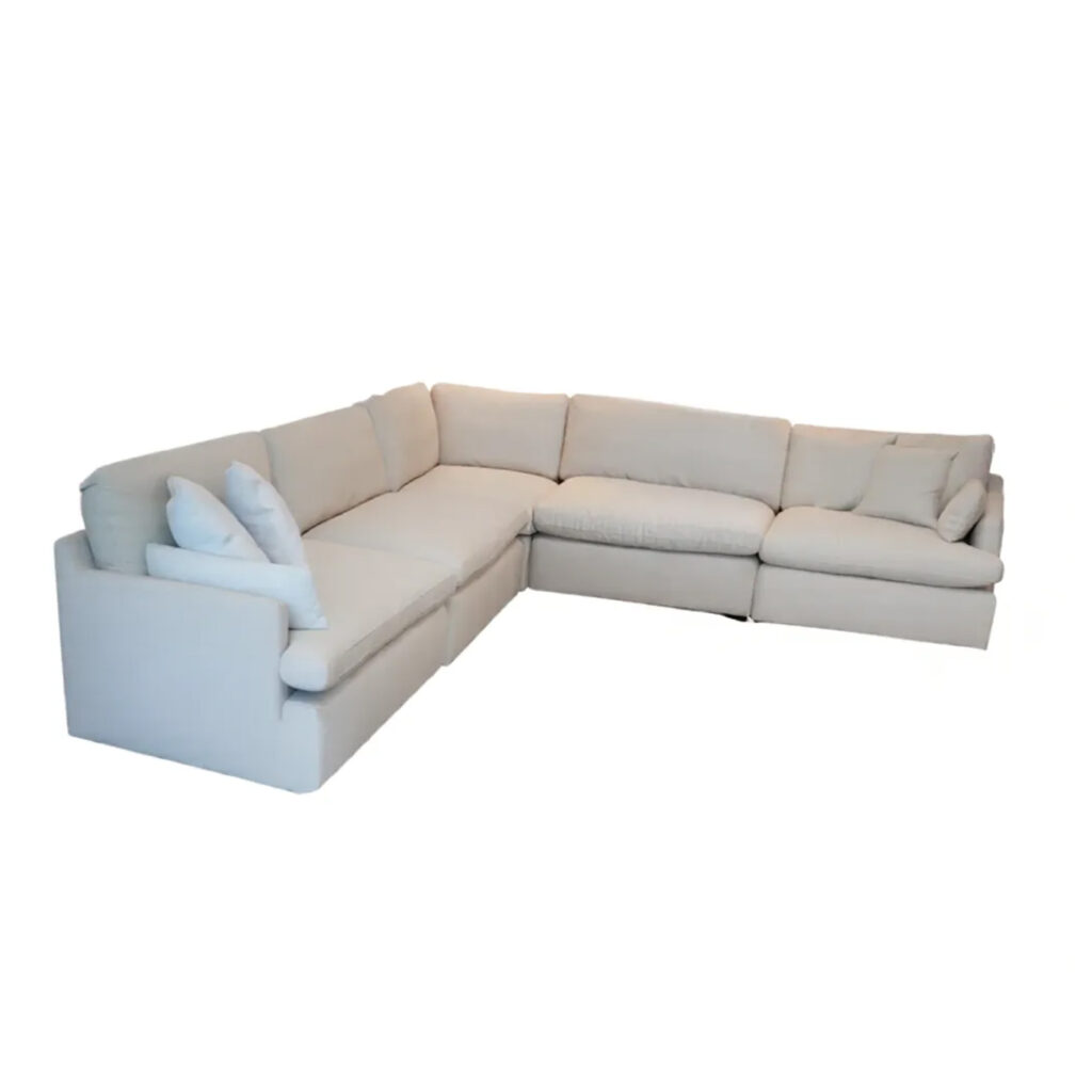 Sofá Super Modular Cloudine 5 piezas | Mueblería HomeCenter Panamá